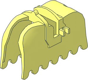 2490 - Animal / Creature Accessory, Horse Barding [Plain] - LEGO Parts ...